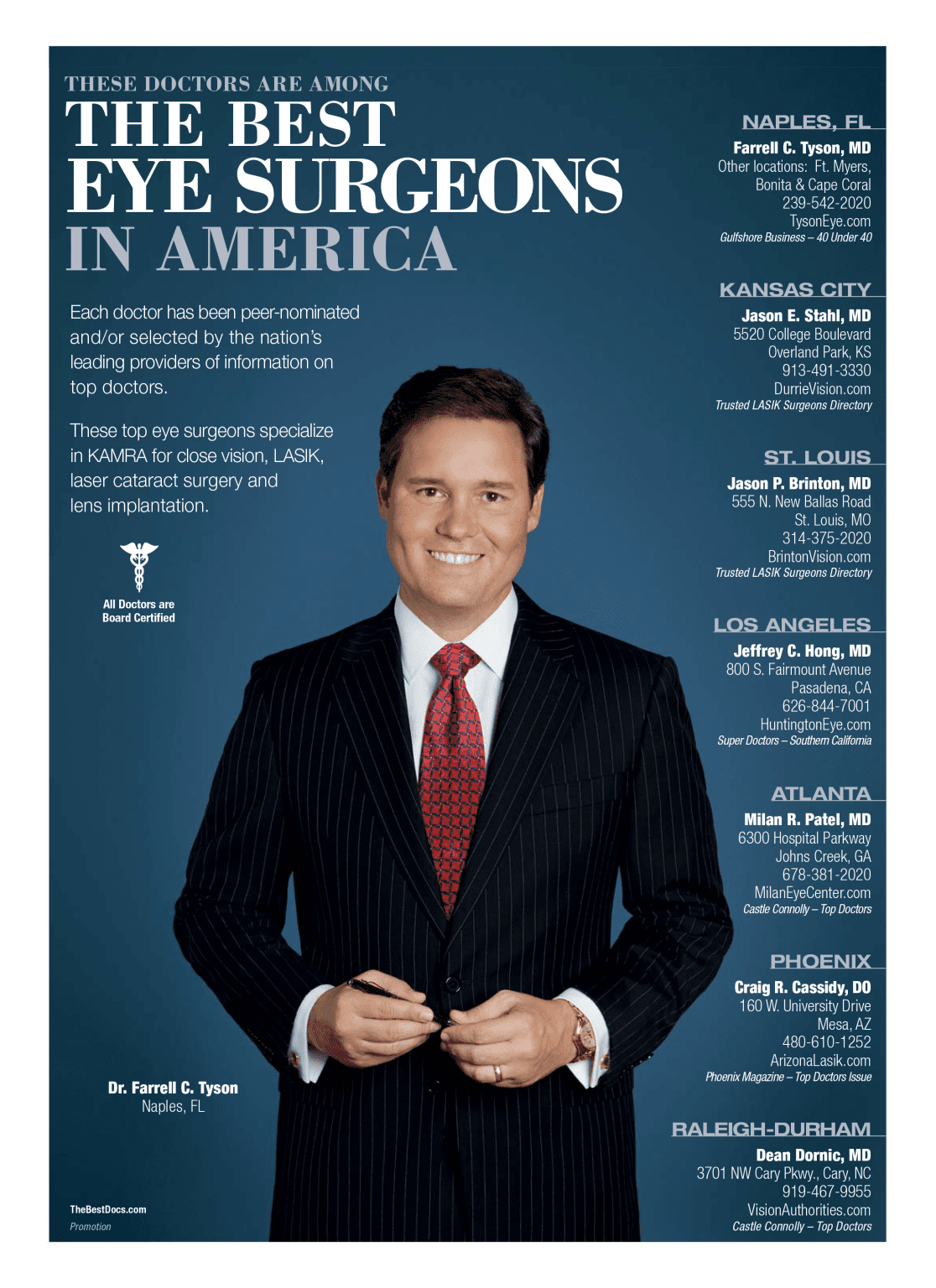 Best Cataract Surgeon Naples | Dr. Farrell C. Tyson